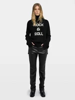 Zadig&Voltaire Rock & Roll" Wool Turtleneck Sweater
