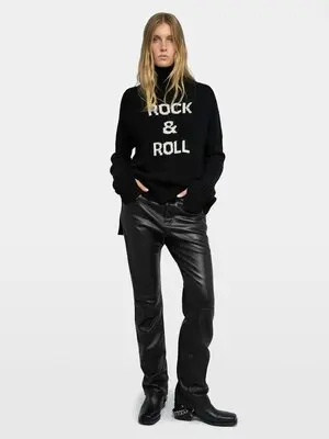 Zadig&Voltaire Rock & Roll" Wool Turtleneck Sweater