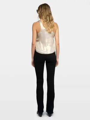 Zadig&Voltaire Tarys Satin Tank - Gold