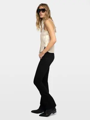 Zadig&Voltaire Tarys Satin Tank - Gold