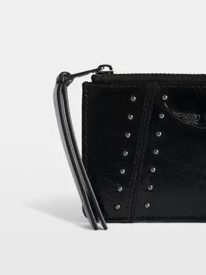 Zadig&Voltaire Zv Vintage Patent Studs Cardholder