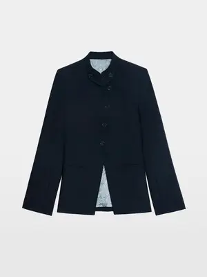 Zadig&Voltaire Verysa Asymmetrical Blazer - Encre