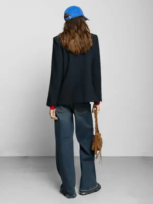 Zadig&Voltaire Verysa Asymmetrical Blazer - Encre