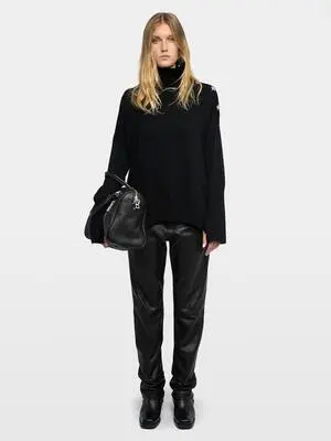 Zadig&Voltaire Alma Jewelled Cashmere Sweater - Black