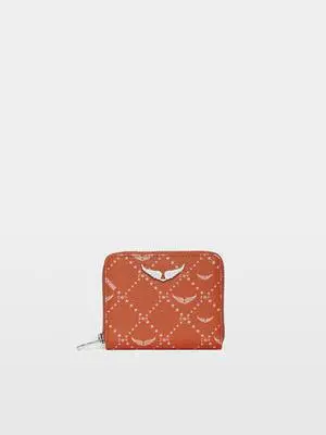 Zadig&Voltaire Mini Zv Monogram Wallet - Flame