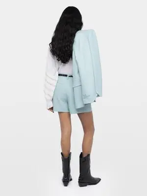 Zadig&Voltaire Sidou Tailored Shorts - Sky