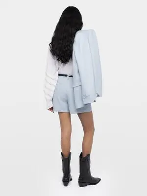 Zadig&Voltaire Sidou Tailored Shorts - Sky