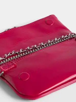 Zadig&Voltaire Rock Mini Vintage Patent Clutch - Podium