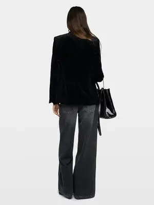 Zadig&Voltaire Vavy Velvet Blazer - Black