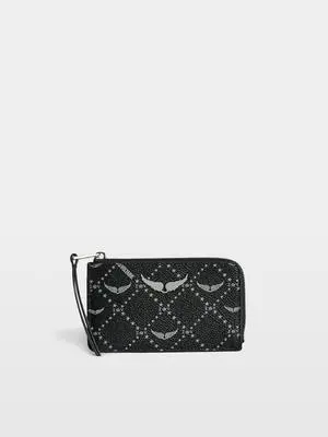 Zadig&Voltaire Zv Monogram Card Holder - Black