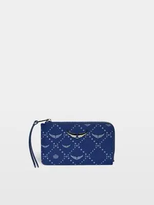 Zadig&Voltaire ZV Monogram Card Holder Electric