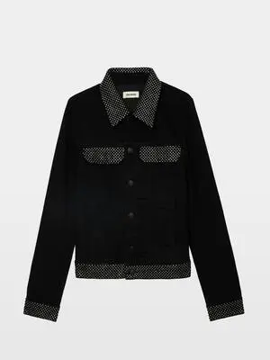 Zadig&Voltaire Kioky Diamanté Denim Jacket