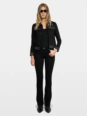 Zadig&Voltaire Kioky Diamanté Denim Jacket