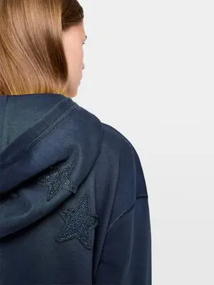 Zadig&Voltaire Mia Diamanté Hoodie - Encre