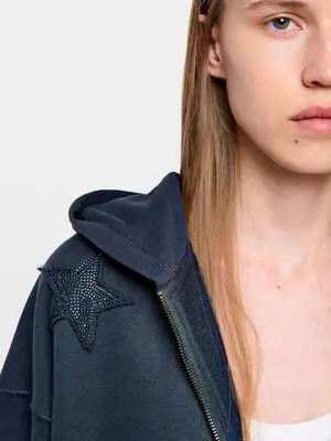 Zadig&Voltaire Mia Diamanté Hoodie - Encre