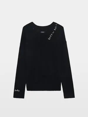 Zadig&Voltaire Mikyzy Cashmere Sweater - Black