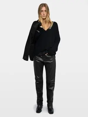 Zadig&Voltaire Mikyzy Cashmere Sweater - Black