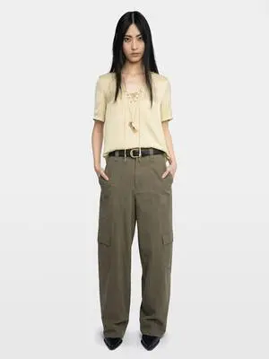 Zadig&Voltaire Terzo Satin Top - Blond