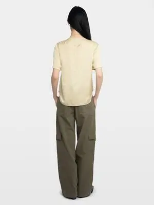 Zadig&Voltaire Terzo Satin Top - Blond