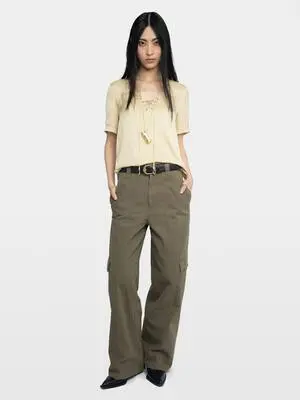 Zadig&Voltaire Terzo Satin Top - Blond