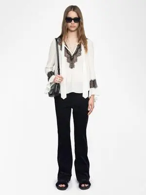 Zadig&Voltaire Tuan Lace Shirt - Flake