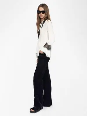 Zadig&Voltaire Tuan Lace Shirt - Flake