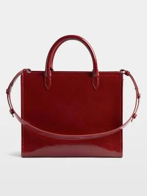 Zadig&Voltaire Angel Wrinkled Patent Tote Bag - Power
