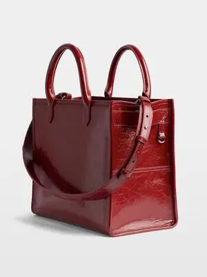 Zadig&Voltaire Angel Wrinkled Patent Tote Bag - Power