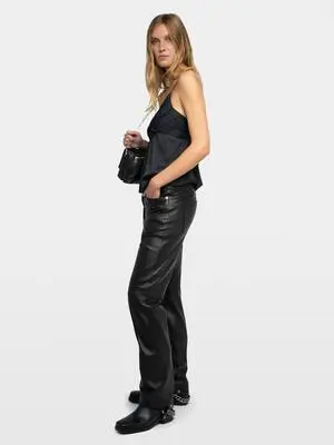 Zadig&Voltaire Cayonne Satin Camisole - Black
