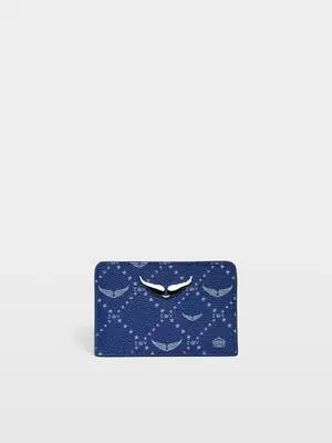 Zadig&Voltaire Zv Pass Monogram Card Holder - Electric