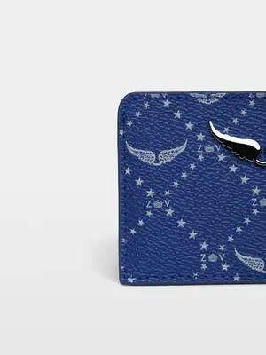 Zadig&Voltaire Zv Pass Monogram Card Holder - Electric