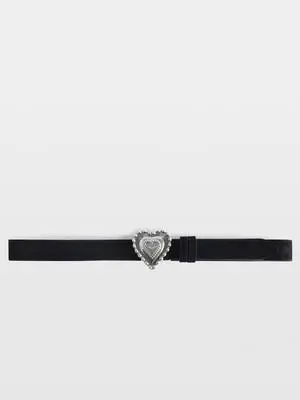 Zadig&Voltaire Santa Fe Crush Belt - Black