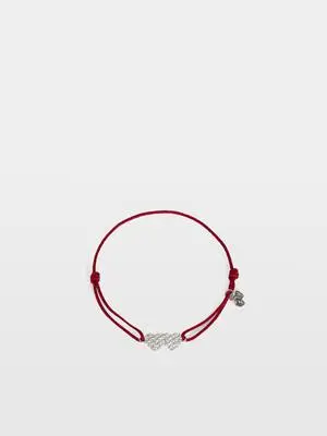 Zadig&Voltaire Link Heart Strass Bracelet - Power