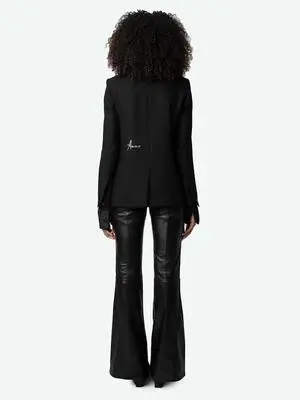 Zadig&Voltaire Slim-fit Suit Jacket With Diamanté Embellishments