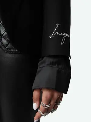Zadig&Voltaire Slim-fit Suit Jacket With Diamanté Embellishments