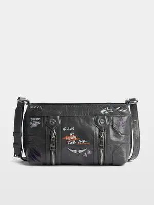 Zadig&Voltaire Patent Leather Shoulder Bag - Road