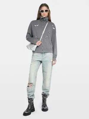 Zadig&Voltaire Zip Up Sweatshirt