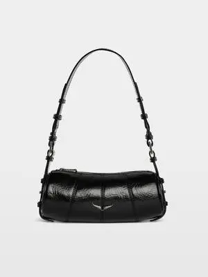 Zadig&Voltaire Le Roudoudou Vintage Patent Bag - Black