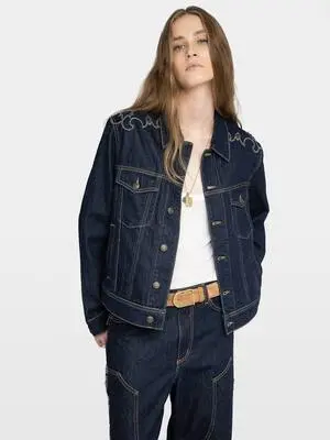 Zadig&Voltaire Bases Western Denim Jacket