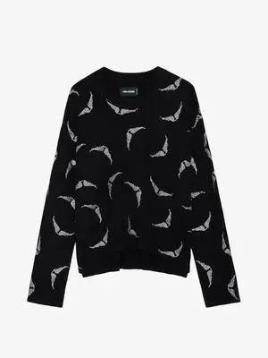 Zadig&Voltaire Markus Diamanté Wings Cashmere Sweater