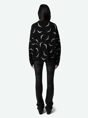 Zadig&Voltaire Markus Diamanté Wings Cashmere Sweater