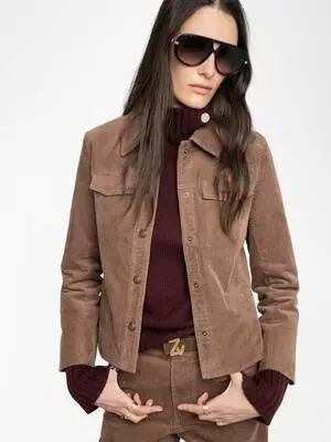 Zadig&Voltaire Liam Corduroy Jacket - Wood