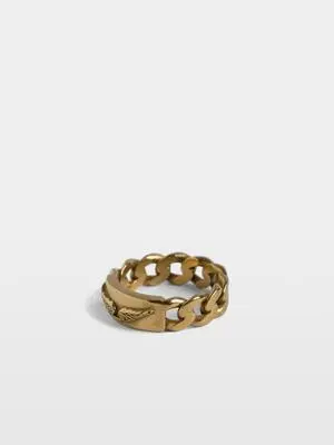 Zadig&Voltaire Chain Ring - Old Gold