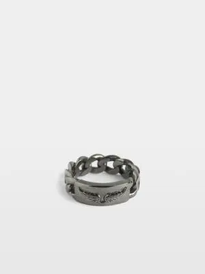 Zadig&Voltaire Chain Ring - Shiny Gun