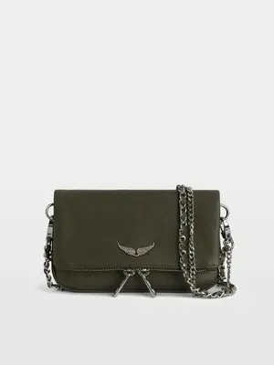 Zadig&Voltaire Zadig&Voltaire Rock Mini Clutch In Grained Leather Record