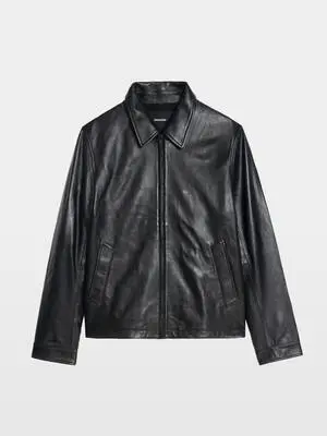Zadig&Voltaire Loumy Leather Jacket - Black