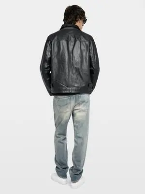 Zadig&Voltaire Loumy Leather Jacket - Black