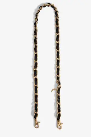 Zadig&Voltaire Chain And Leather Shoulder Strap - Noir Gold