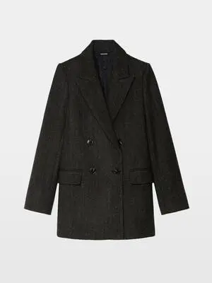 Zadig&Voltaire Miew Coat - Dark Chocolate
