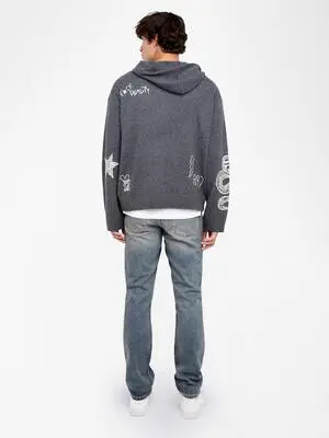 Zadig&Voltaire Hooded Sweater With Embroidery